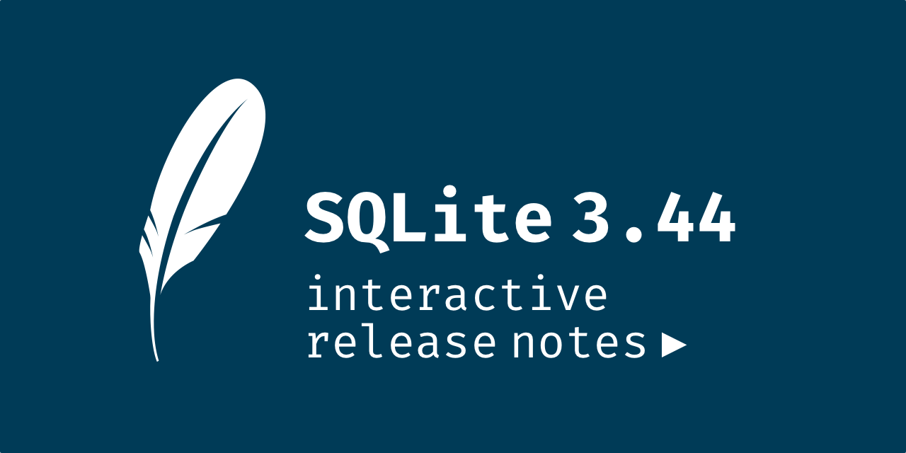 SQLite 3 44 Interactive Release Notes
